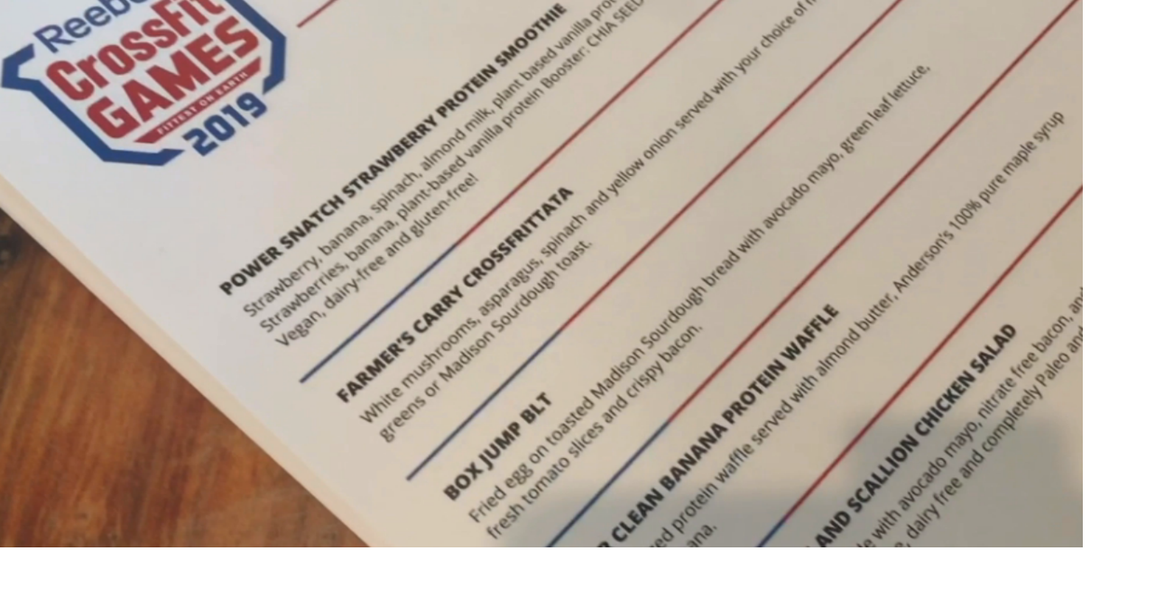 Restaurants create special CrossFit Games menus for athletes ...