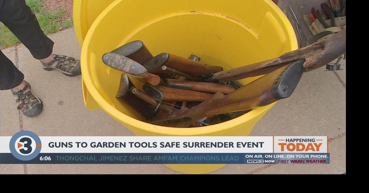 From rifle to rake: Guns 2 Gardens turns weapons into tools | Local ...