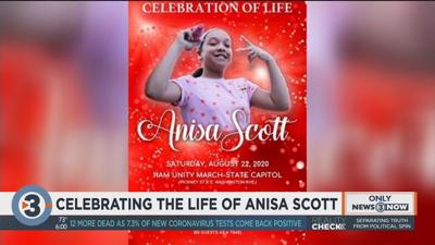Unity march planned to honor, celebrate life of Anisa Scott | Local ...