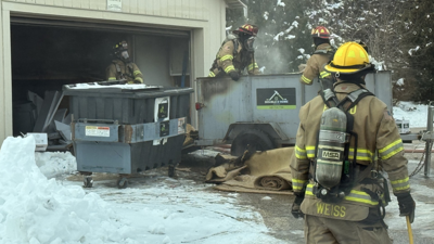 Fort Atkinson crews put out garage fire near strip mall, none injured ...