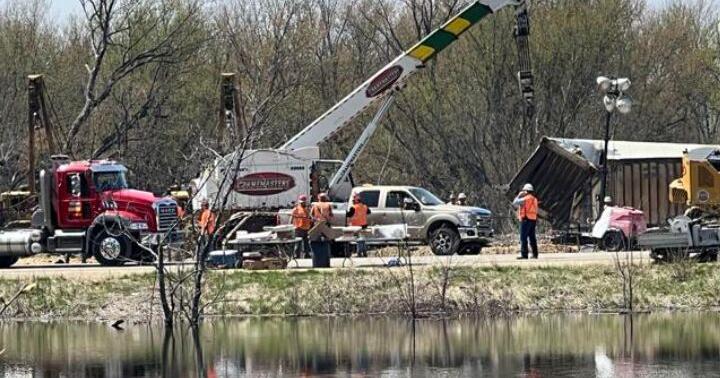 Highway 35 may open on Wednesday following last week's train derailment ...