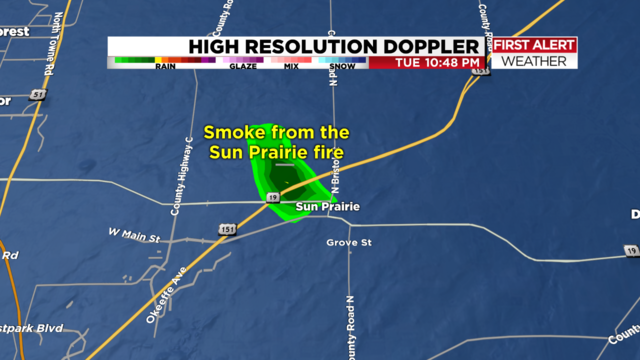 Radar detects smoke from Sun Prairie explosion | Local News ...