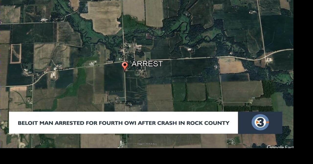 Beloit man arrested for fourth OWI after crash in Rock County | Video ...