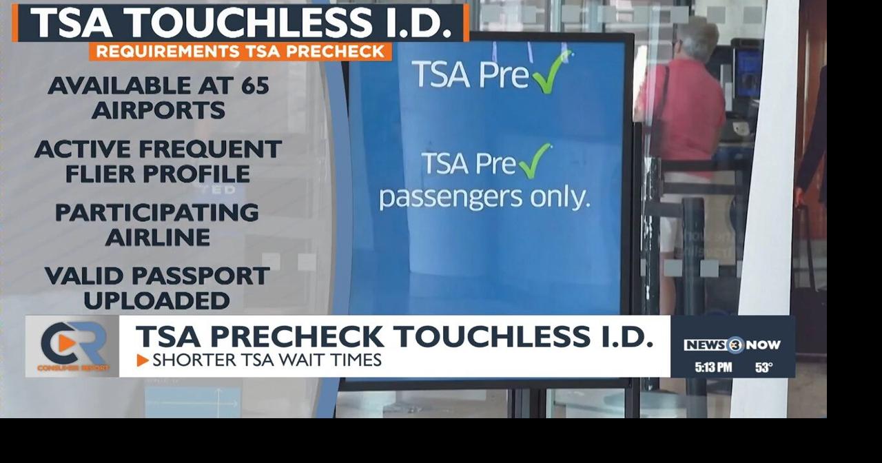 TSA precheck touchless ID | Video | channel3000.com