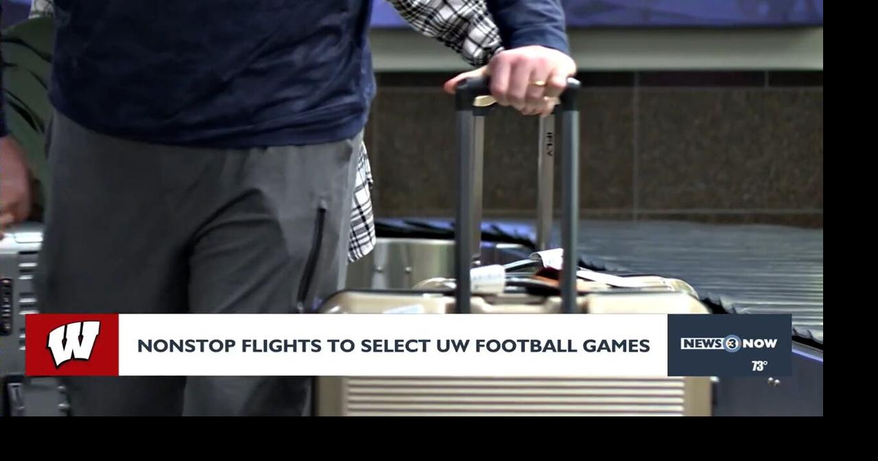 Nonstop flights to select UW football games | Video | channel3000.com