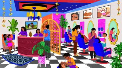 How South Asian-owned threading salons in the US became a space for ...