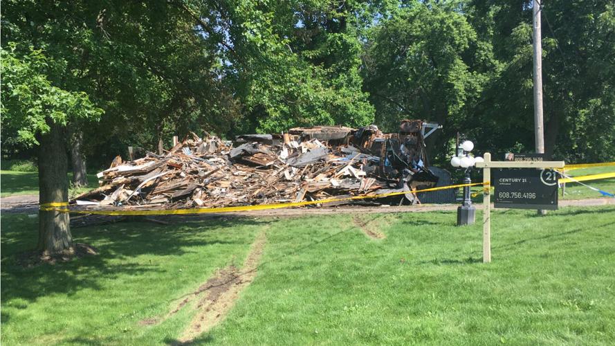 PHOTOS: Car crash in Town of Beloit totals house | News | channel3000.com