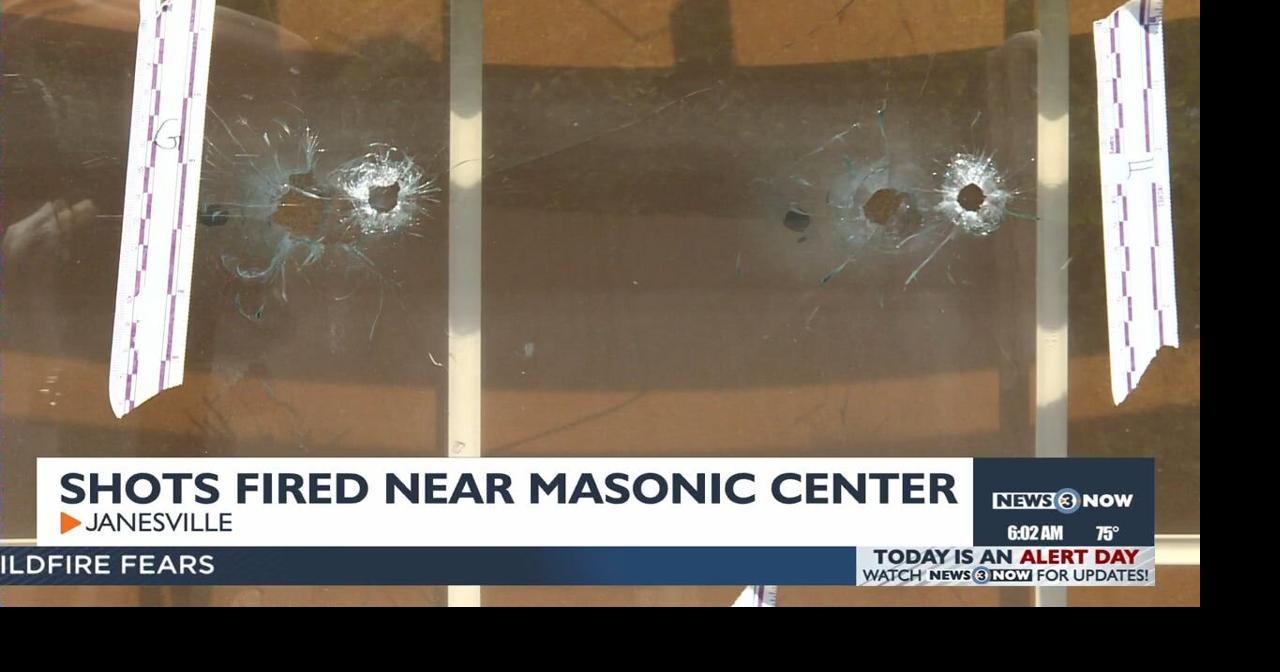 Shots fired at Masonic Center in Janesville | Video | channel3000.com