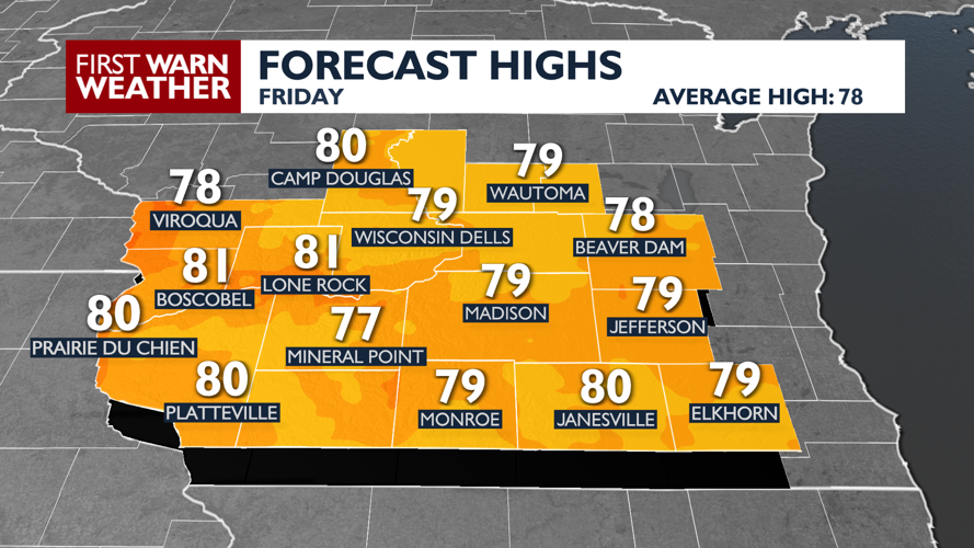 Enjoy blue skies on Friday! | Latest Weather Forecast | channel3000.com