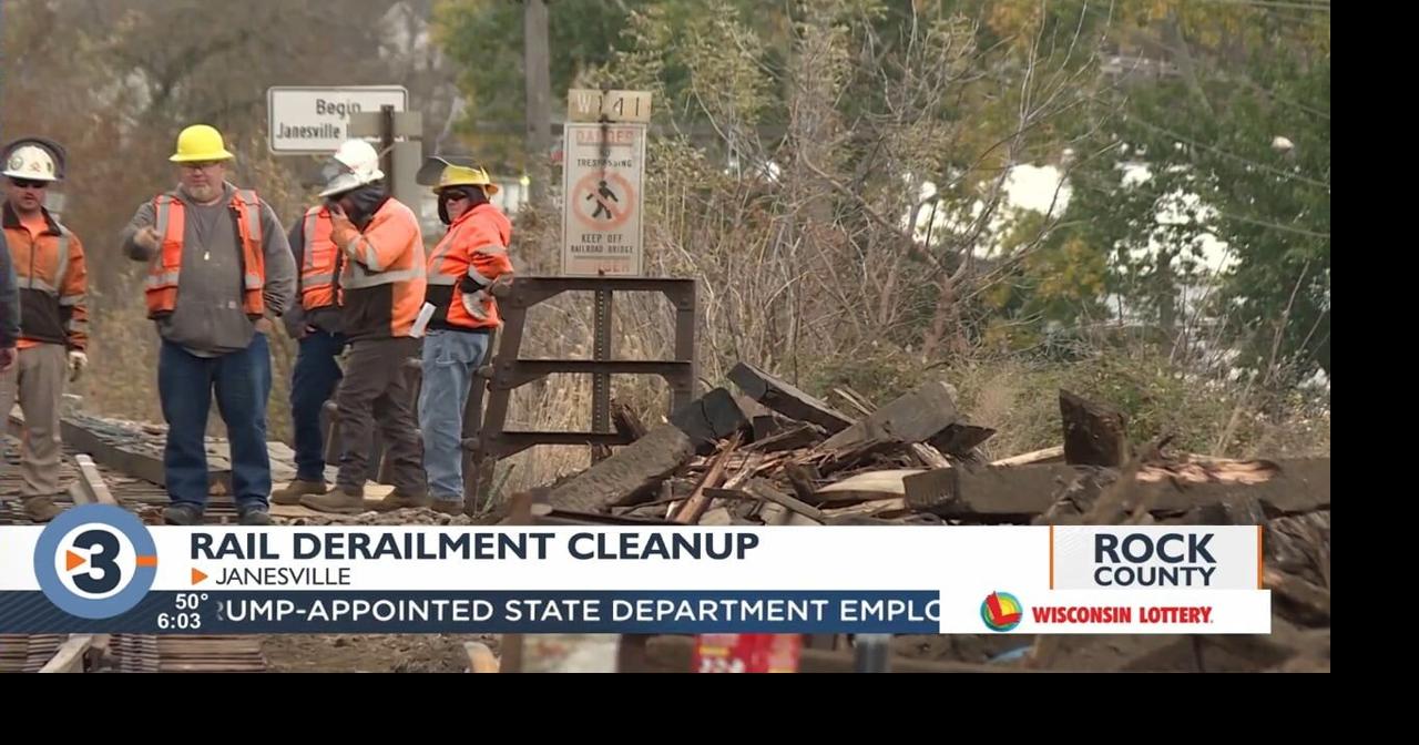 Cleanup continues following Janesville train derailment | News ...