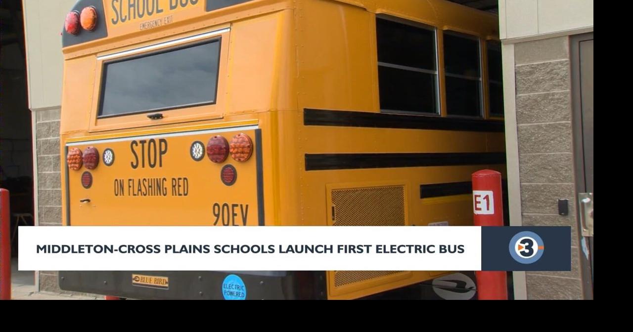 Middleton-Cross Plains schools launch electric bus | Video ...
