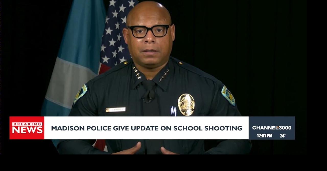 Madison Police Chief Shon Barnes gives an ALCS update | Video ...