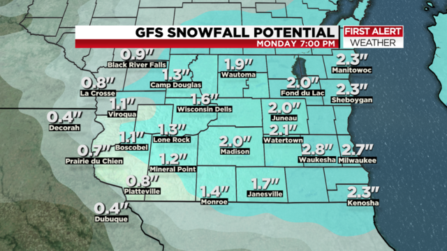 1-2 more inches possible with midday snow | Local News | channel3000.com