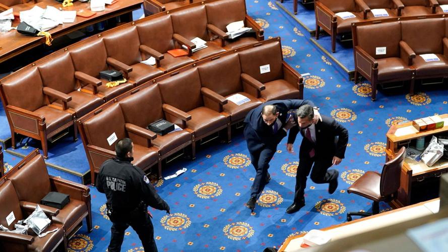 Chaos At The Capitol Photos Show Moment Rioters Stormed The Halls Of