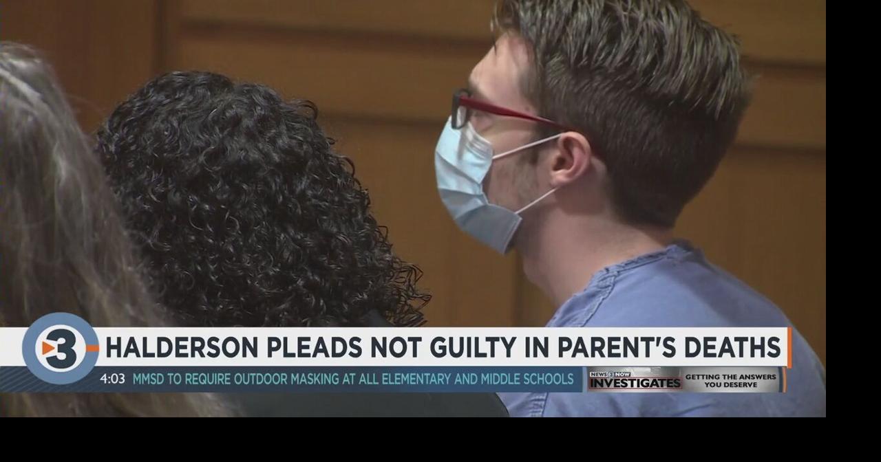 Chandler Halderson pleads not guilty in parents’ murder, trial ...