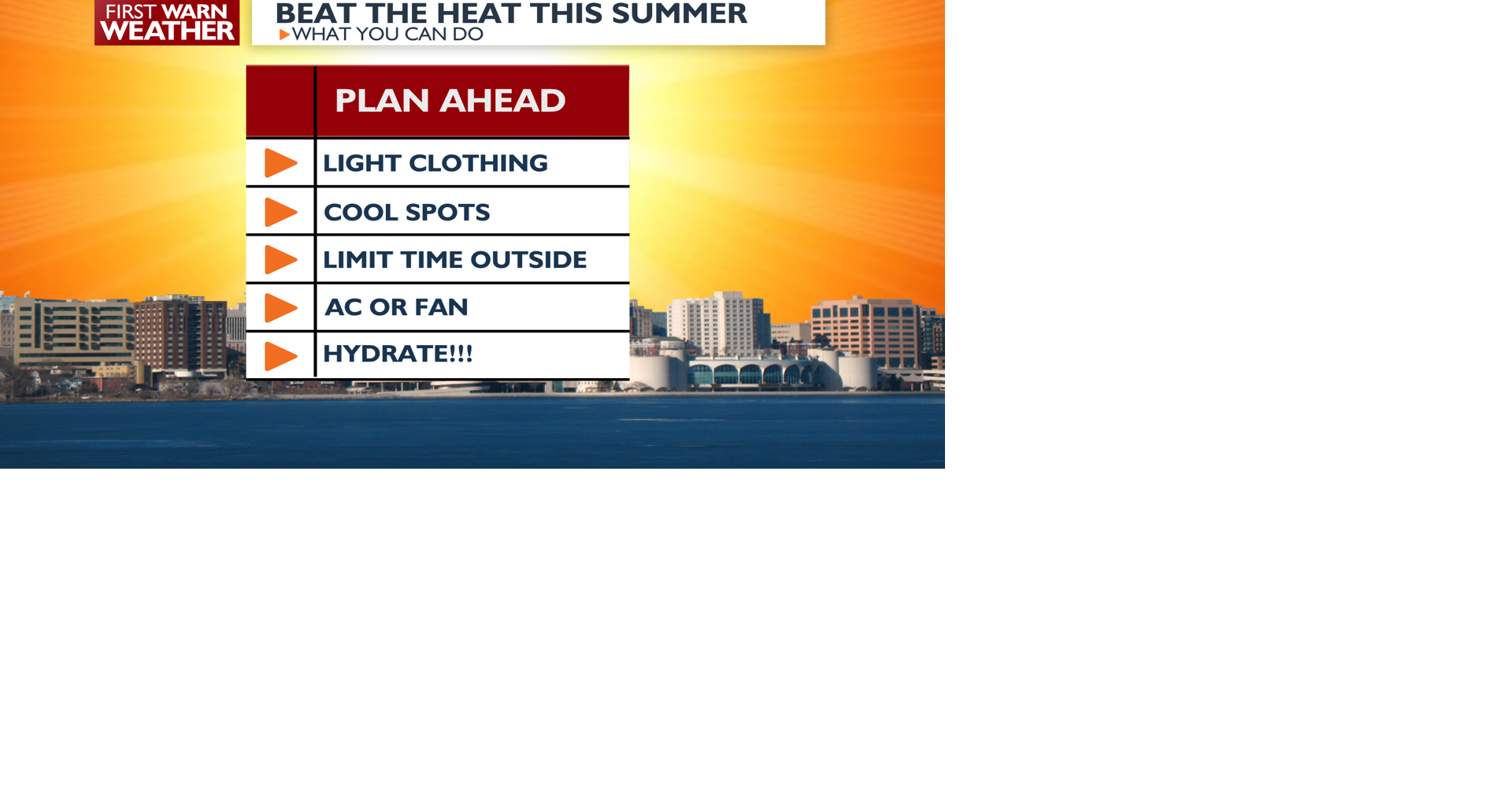 Summer Heat checklist.png | | channel3000.com