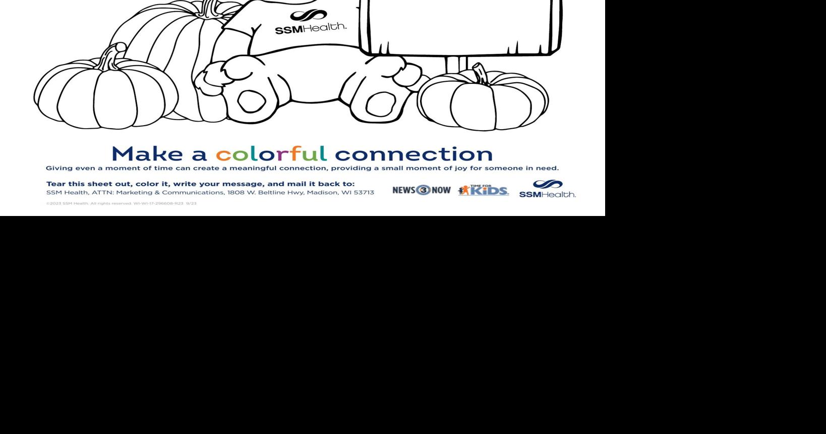 Time for Kids Colorful Connection coloring sheet | | channel3000.com