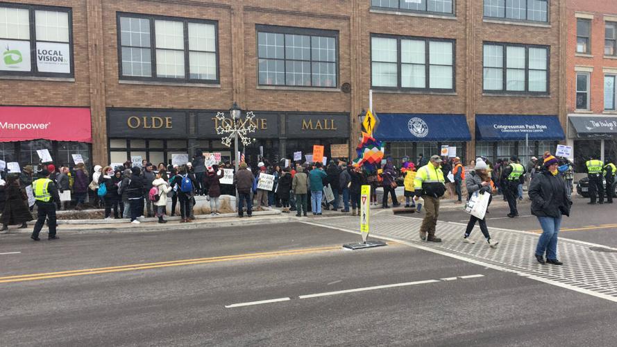PHOTOS: Protest outside Paul Ryan’s office | News | channel3000.com