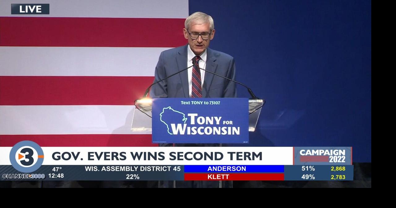 ‘Boring wins’: Tony Evers declares victory in Wisconsin governor race ...