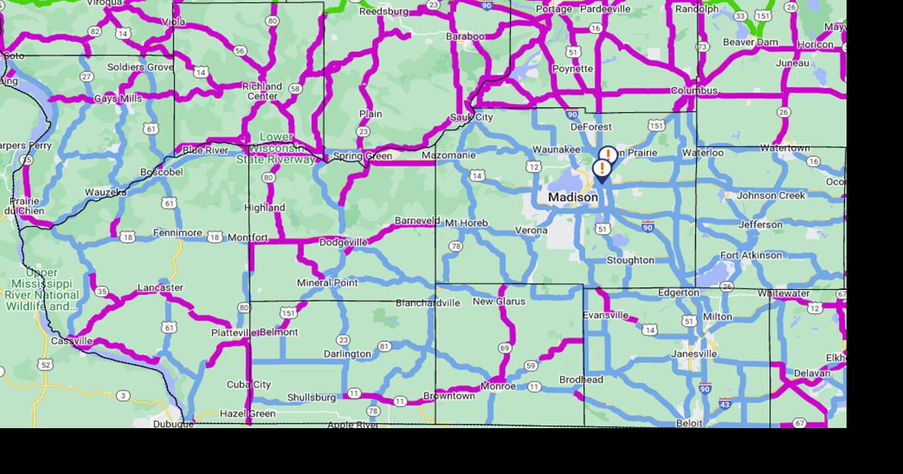 Road conditions worsen across southern Wisconsin as snowfall continues ...