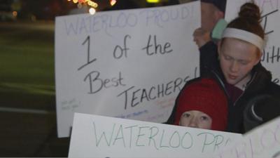 Dozens support Waterloo teacher accused of dragging student through ...