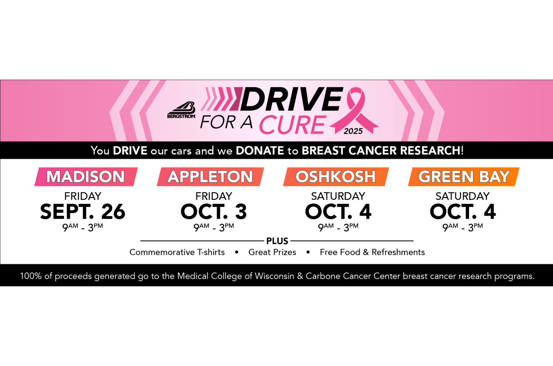 'Drive for a Cure' breast cancer research fundraiser returns to Madison ...