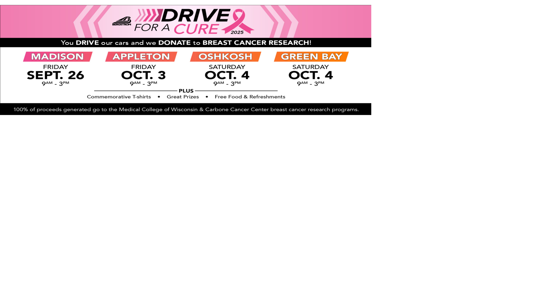'Drive for a Cure' breast cancer research fundraiser returns to Madison ...