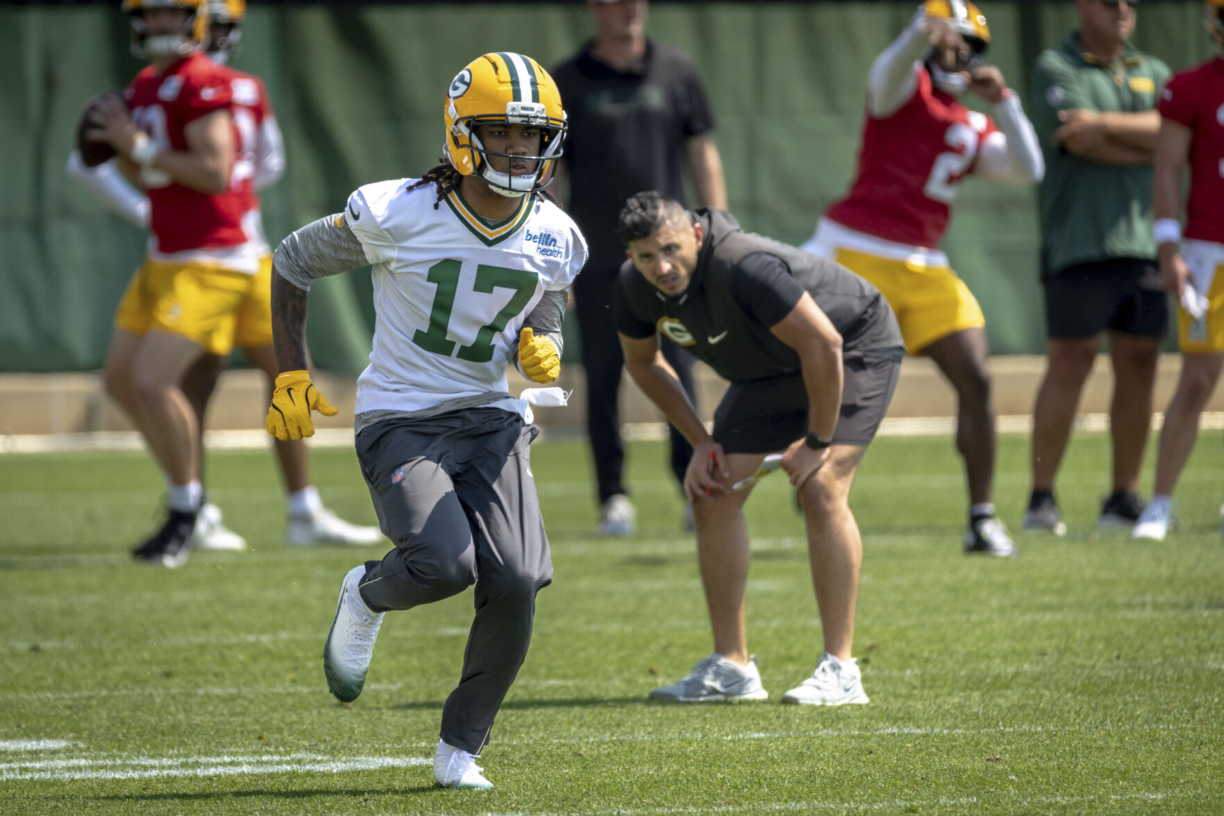 At least for one day, Packers rookie receiver Sam Brown looked like ...