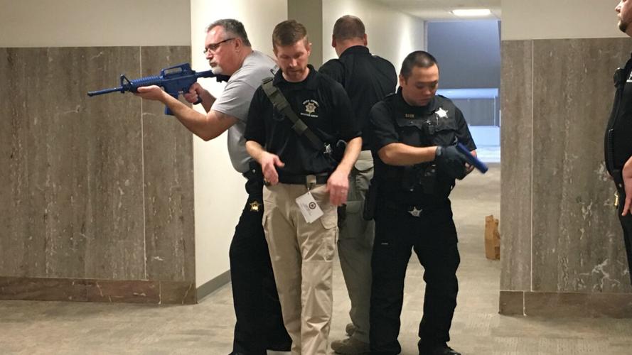 Rock County sheriff’s deputies train for active shooter in courthouse ...