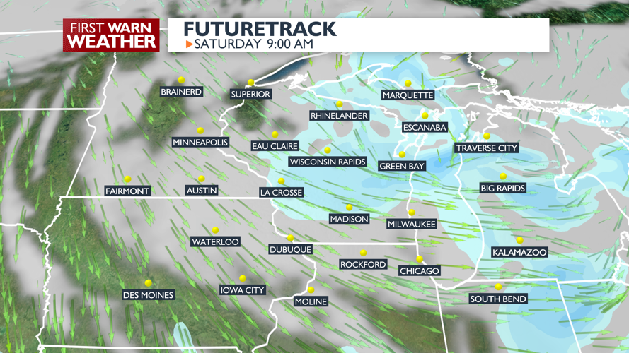 Slick travel due to flash freeze and gusty snow showers Wednesday ...