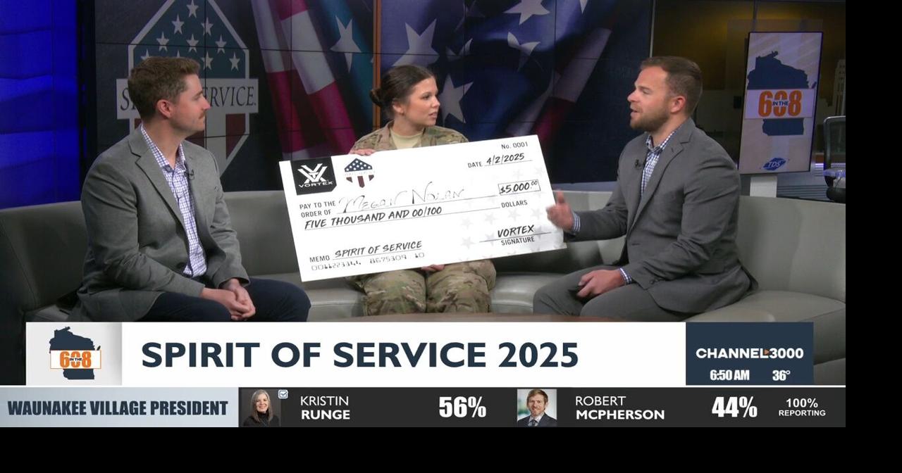 In the 608: Vortex presents Spirit of Service award to Megan Nolan | Features | channel3000.com