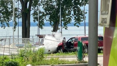 MFD secures ruptured propane tank at Warner Park Boat Launch | Local ...