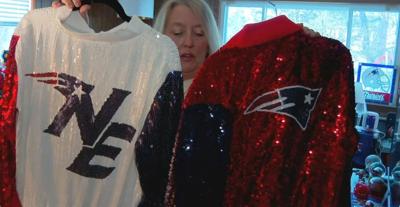 Patriots superfans craft their own matching wardrobes for game days ...