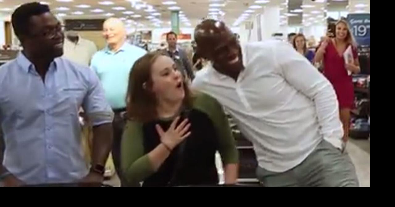 Legendary Packer surprises families on charity shopping trip | Features ...