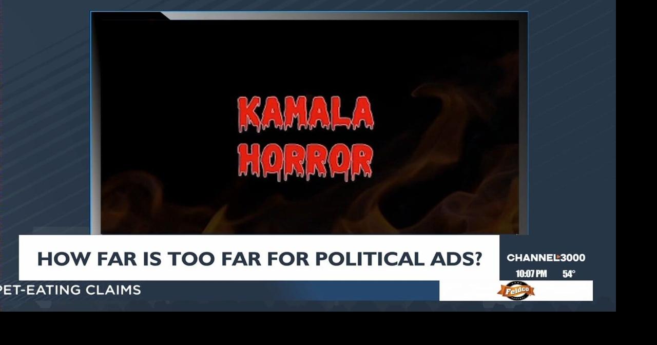 Graphic presidential campaign advertisement airing on WISC-TV: here's ...