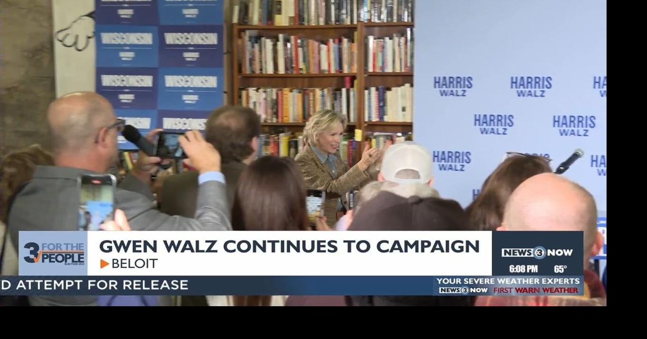 What is the role of a political candidate's spouse? Gwen Walz visits ...