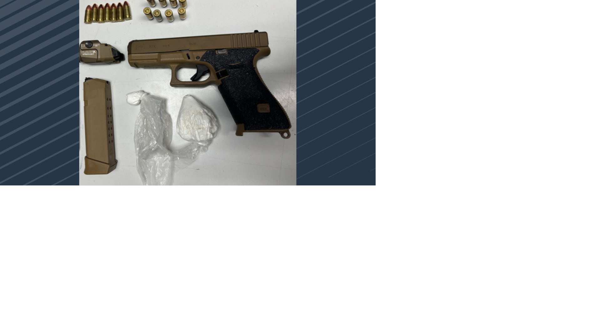 Man arrested after allegedly running from officers, drugs, gun found in ...