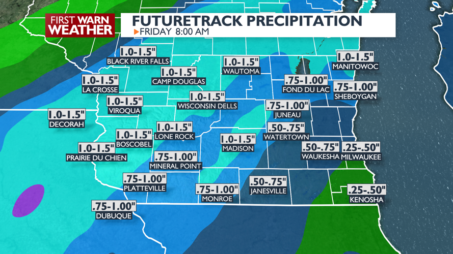 Two systems to end the week | Latest Weather Forecast | channel3000.com
