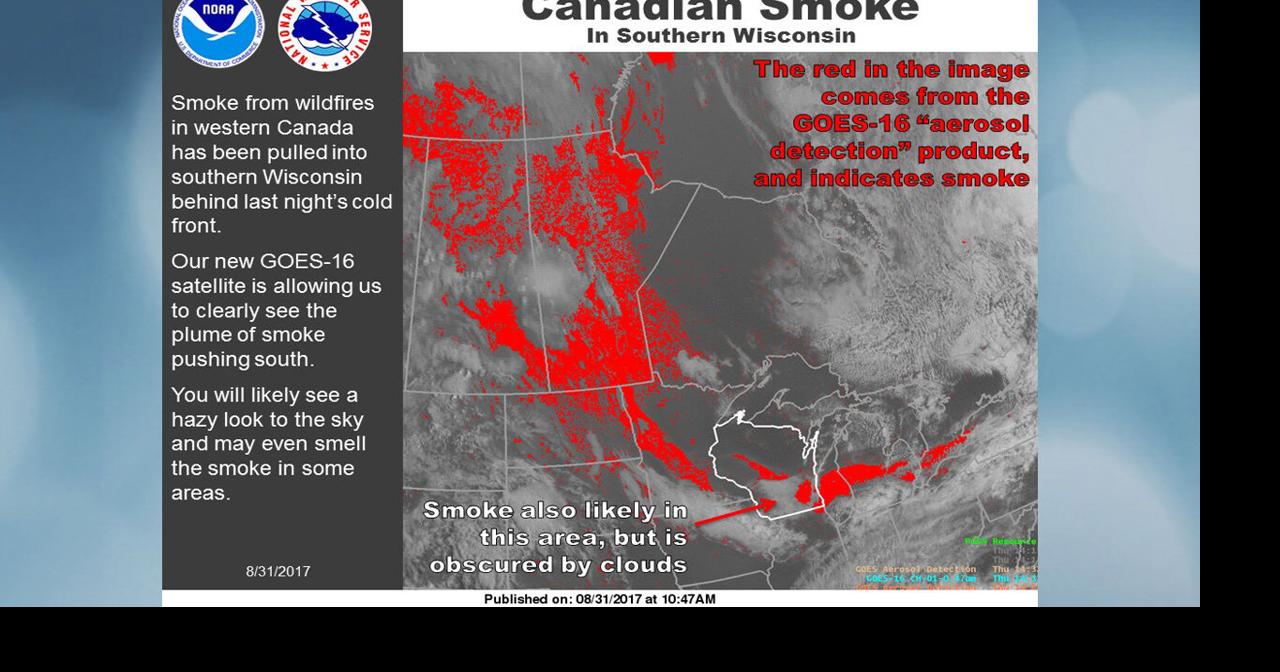 Smoke from Canadian wildfires arrives in southern Wisconsin | Local ...