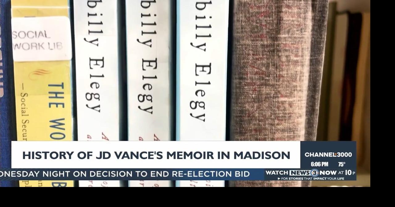 History of JD Vance’s memoir in Madison | News | channel3000.com