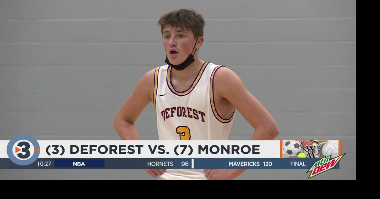 Max Weisbrod leads #3 DeForest past #7 Monroe | Deforest Norskies ...