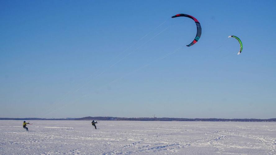 Tired of Midwest skiing and snowboarding? Try snowkiting | MADISON ...