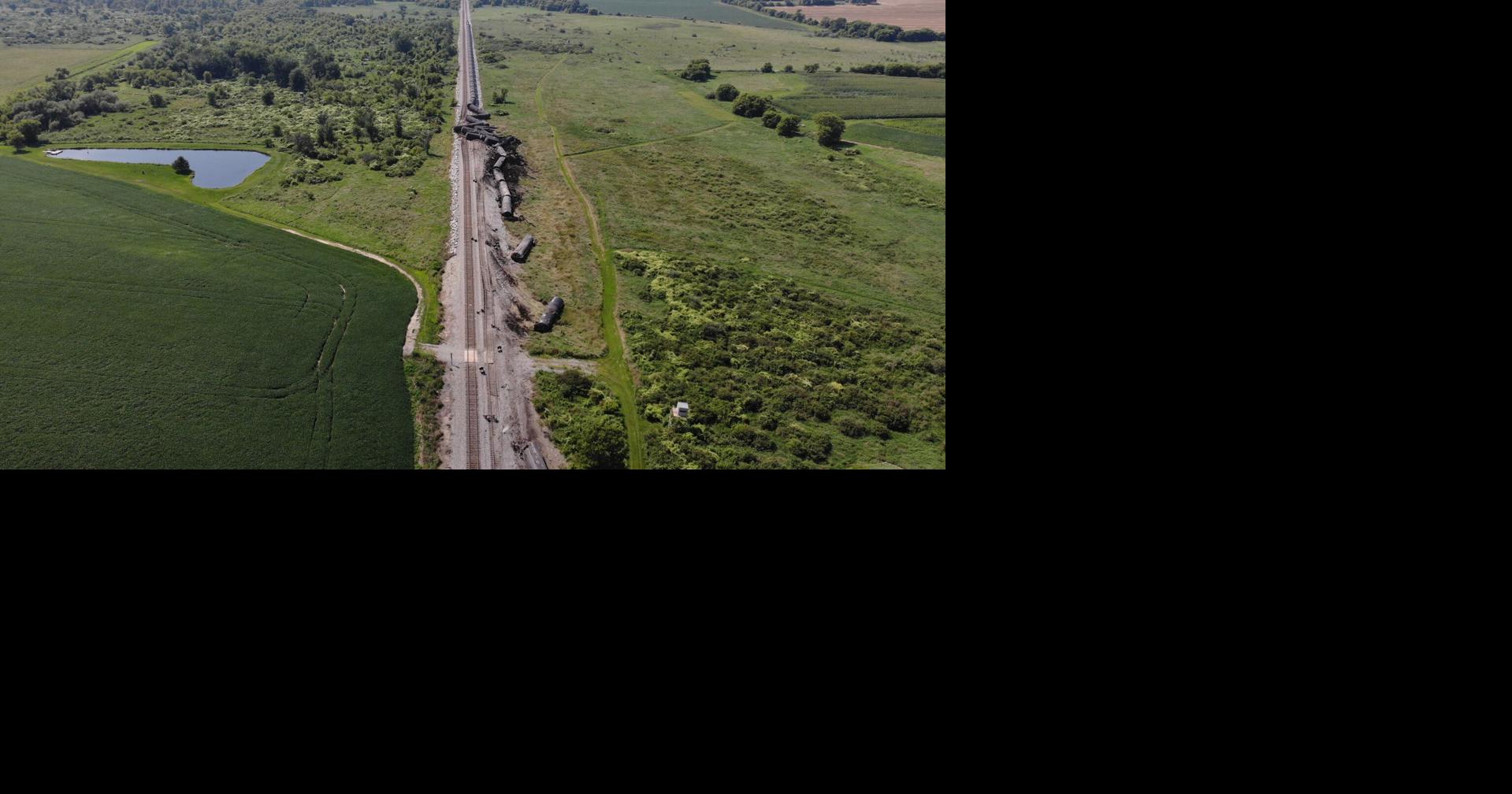 Crews contain leaks, continue cleanup after Dodge County train ...