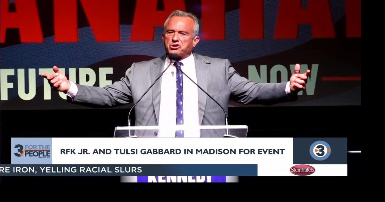 RFK Jr, Tulsi Gabbard to campaign for Trump in Madison | Video ...