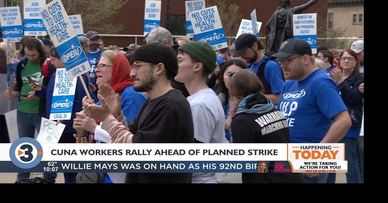 CUNA Mutual Group employees rally ahead of planned strike | News ...