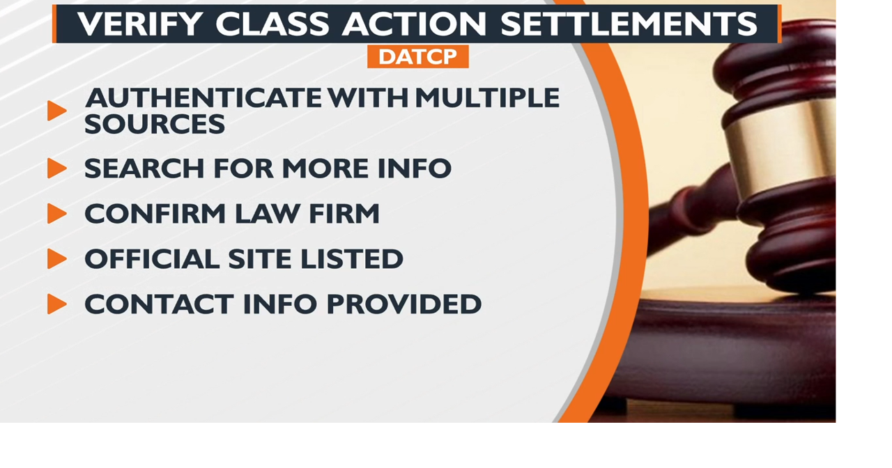 How to spot fake class action settlement scams | News | channel3000.com