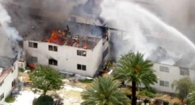 Apartment complex fire near UC Riverside destroys 50 units | National ...