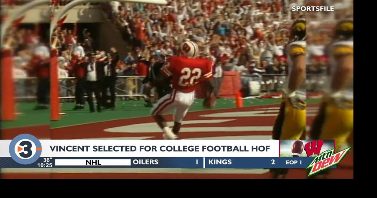 Troy Vincent Star Of Early 90s Badgers Teams Selected To College