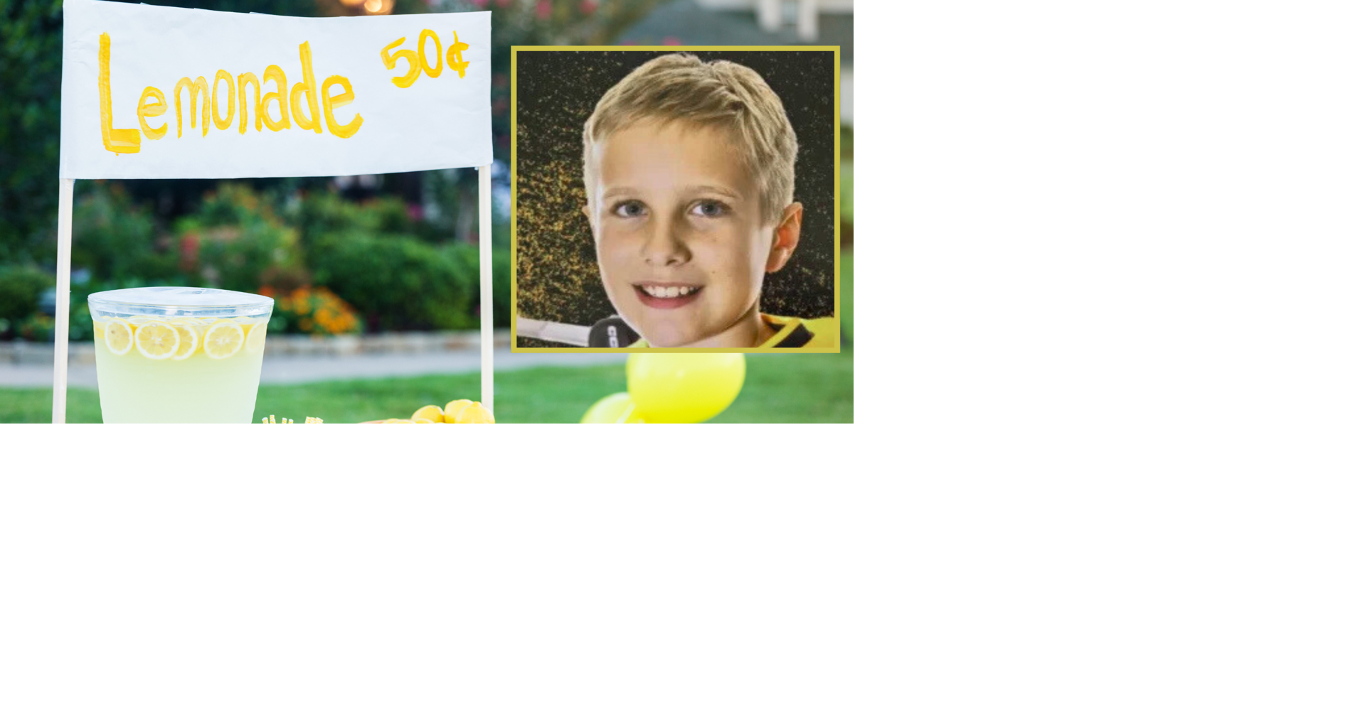 Waunakee boy hosts lemonade stand to fight childhood cancer in honor of ...