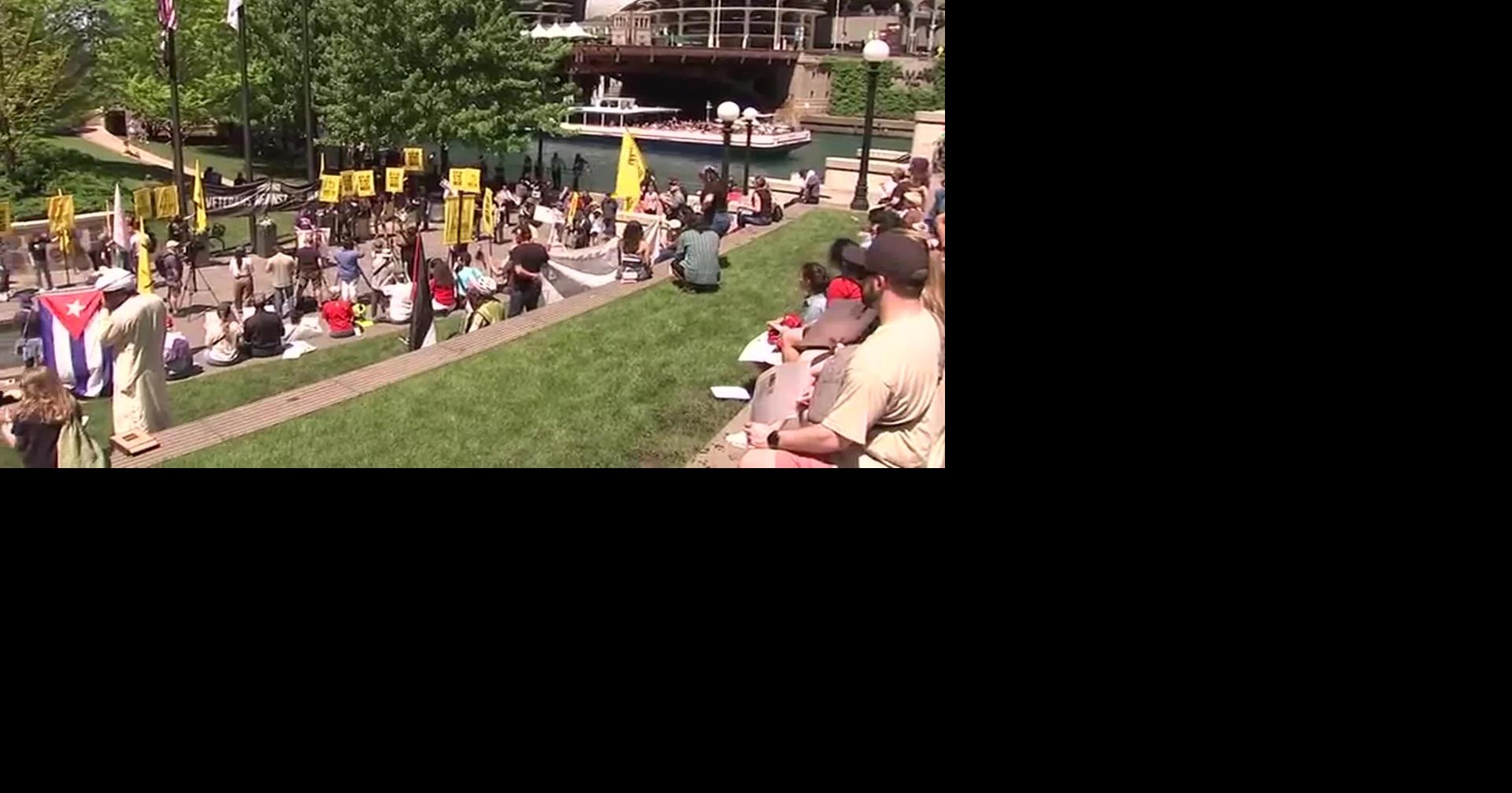 Veterans protest against Trump administration's military interventions ...